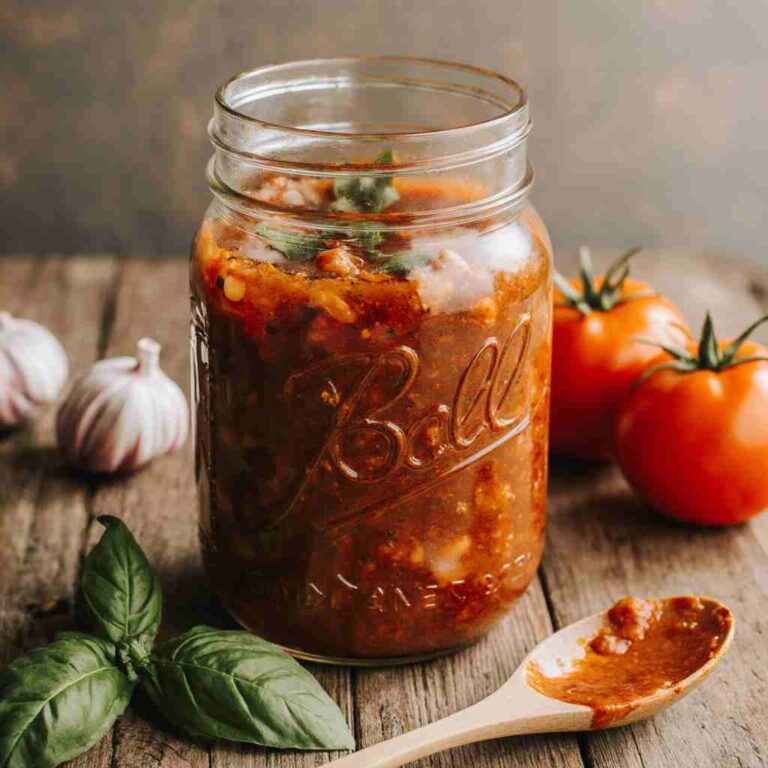 Chunky Tomato Sauce for Canning Recipe - Best and Easy