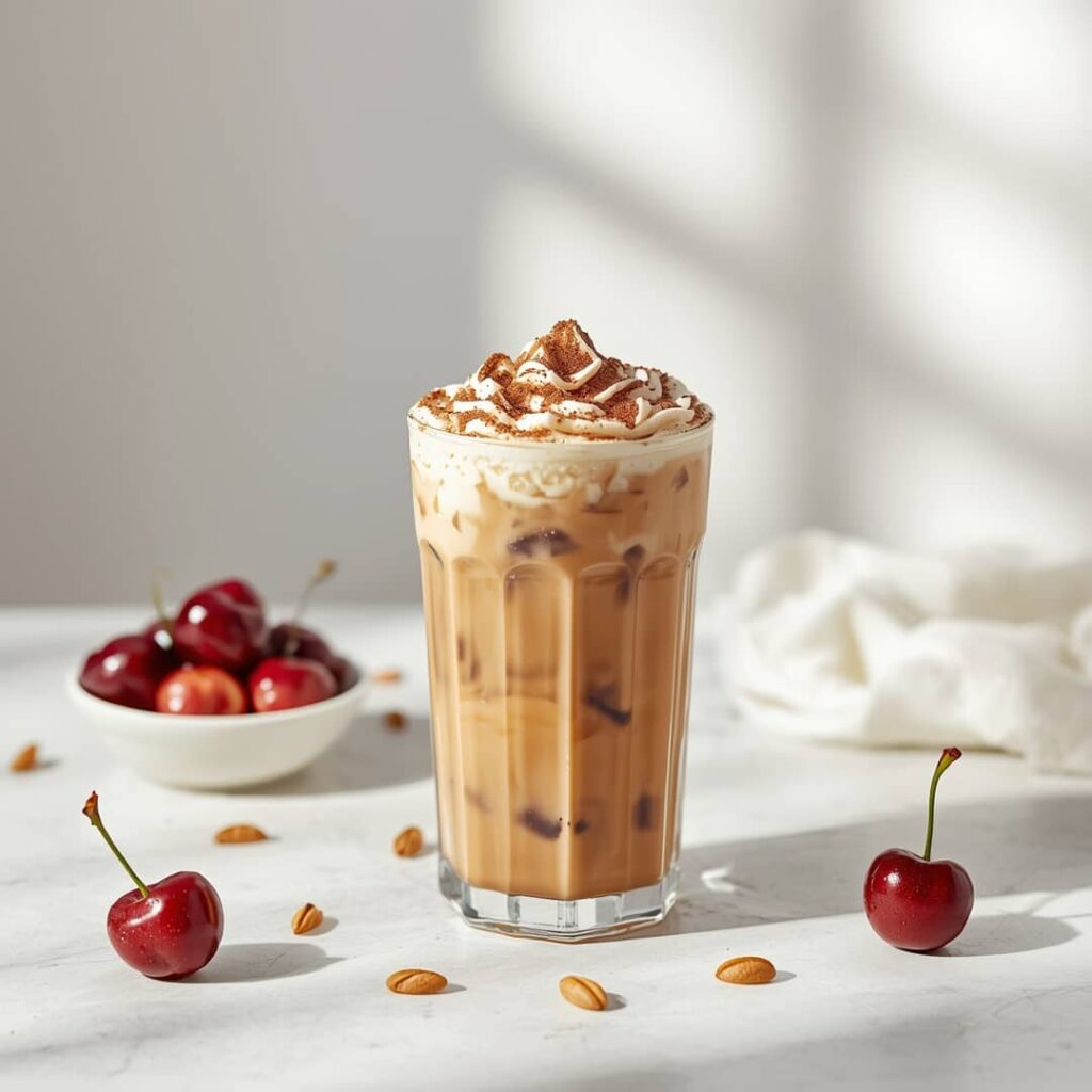 Cherry Vanilla Iced Latte