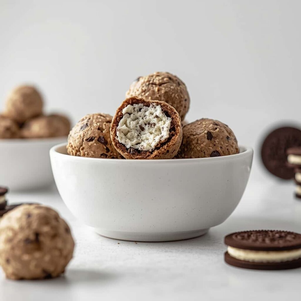 Cream Cheese Oreo Protein Balls
