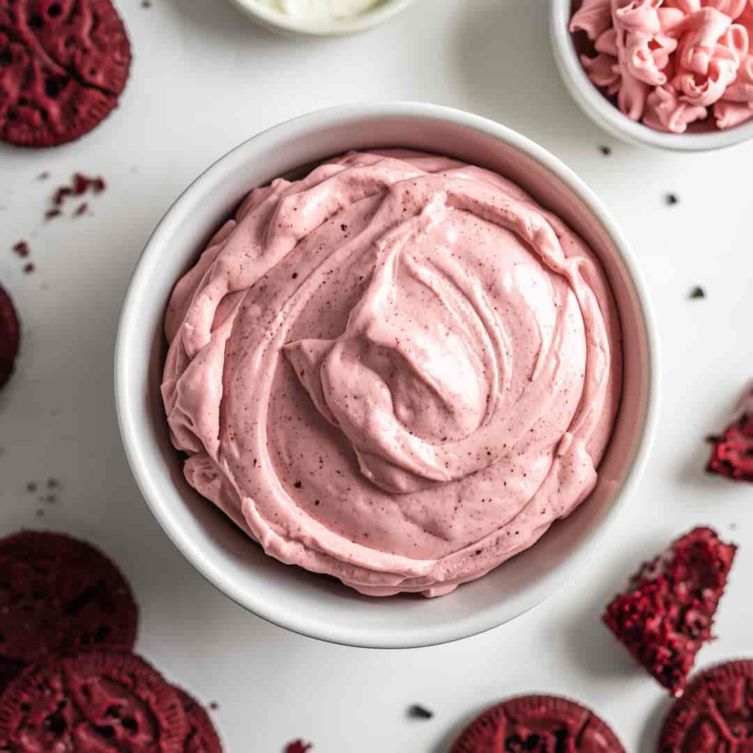 Easy Pink Velvet Cookies with Cream Cheese Frosting
