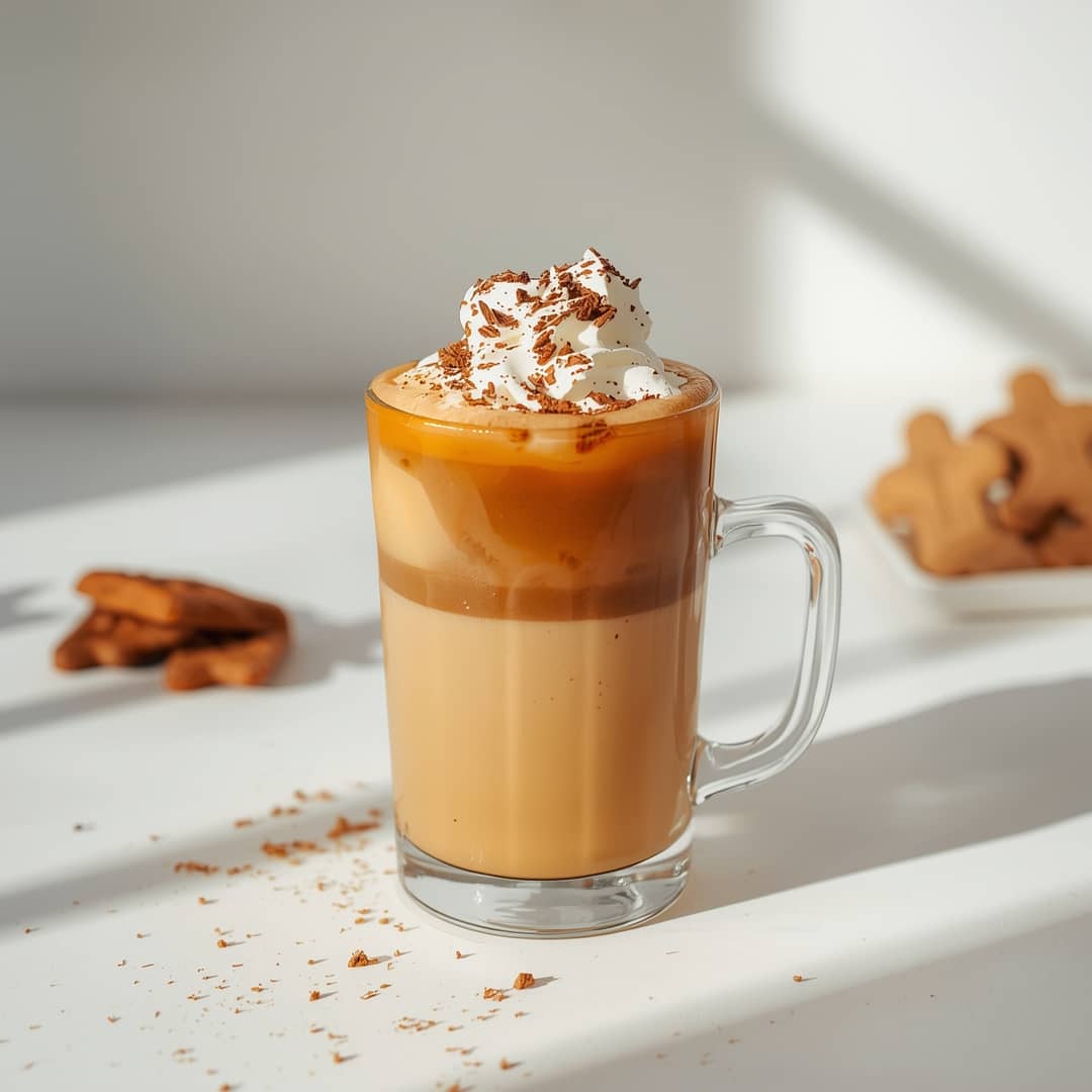 Iced Gingerbread Latte